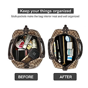 OMYSTYLE Black Organizer Insert, Felt Tote Bag Organizer Insert with 5 Sizes, Handbag Dividers for Inside Purse, Compatible with Longchamp, Neverful, Speedy and More