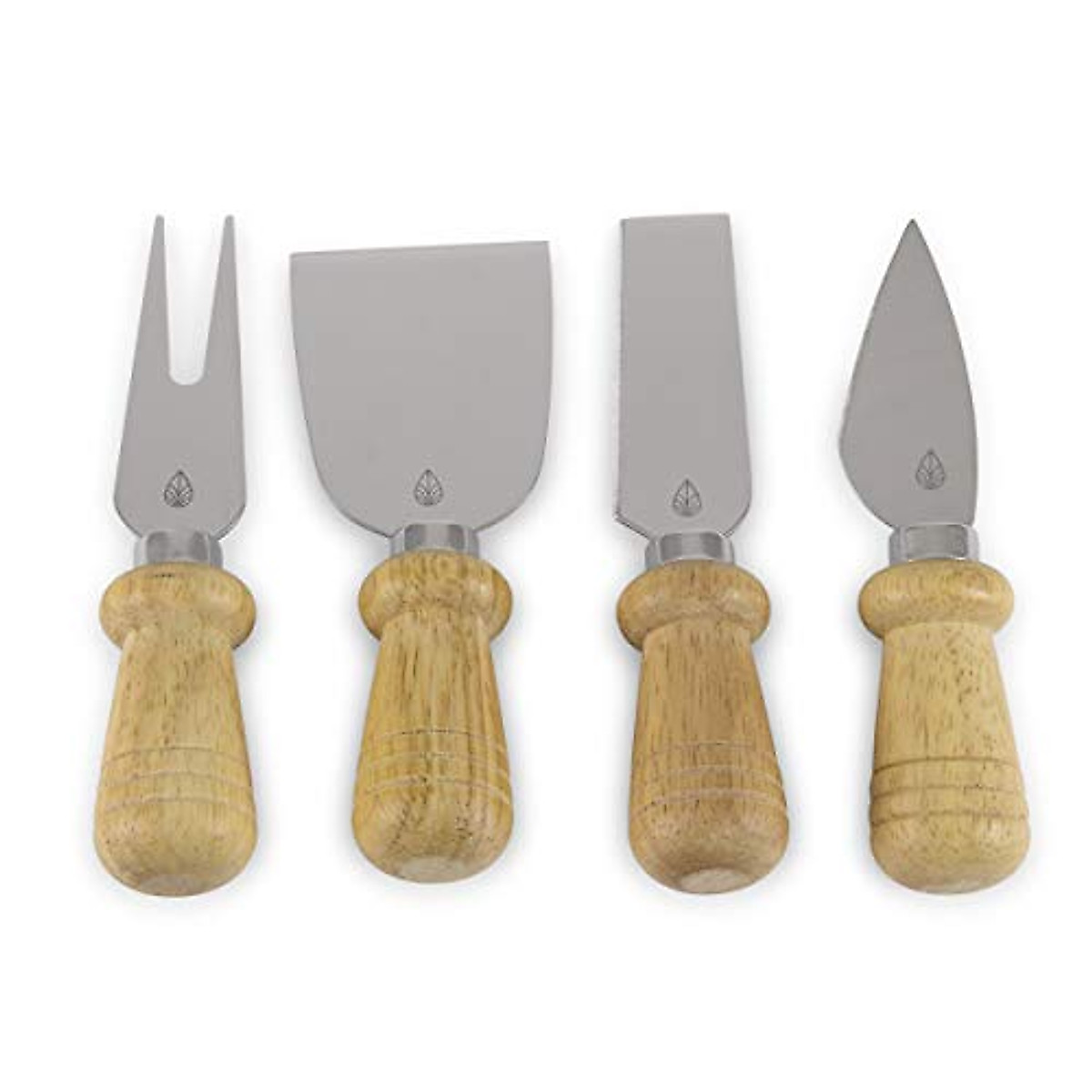 PICNIC TIME TOSCANA - Mariner Cheese Board And Tool Set - Charcuterie Board Set - Wood Cutting Board With Cheese Knives, (Parawood),Brown, Large