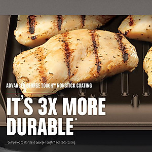 George Foreman Rapid Series 4-Serving Indoor Grill and Panini Press - Silver