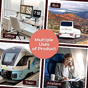 Swool Airplane Footrest: Elevate Your Travel with Compact & Portable Hammock Leg Comfort - Thickened Memory Foam for Support & Relaxation - Ideal for Flying, Office, and Bus Travel!