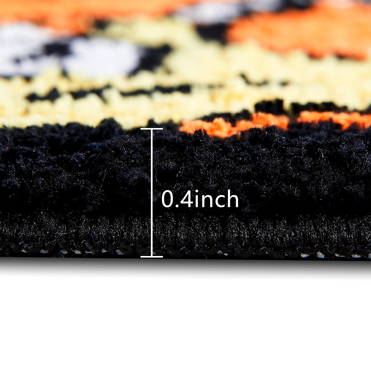 Ouyattle This is Fine Dog Rug, 2x3 Tufted Throw Rugs Non Slip Washable, Cute Funny Small Area Rugs for Bedroom Living Room Dorm, Cool Aesthetic Funky Shaggy Bathroom Rugs Funny Gift for her/him