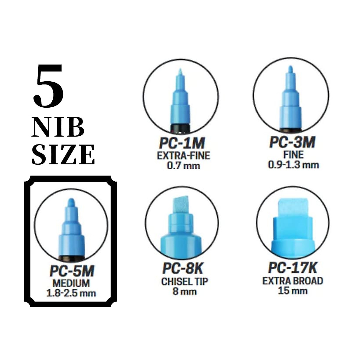 Posco Marker Sanetomo Posca Marker Acrylic Paint Pens Fine Point Tip width 1.8-2.5mm 29 colors PC-5M, For Rock Painting, Fabric, Glass Paint, Metal Paint Including Notebook