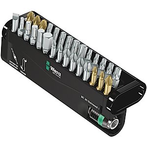 Wera - 5056440001 BC Universal Rapidaptor Bit-Check, 30-Piece Set