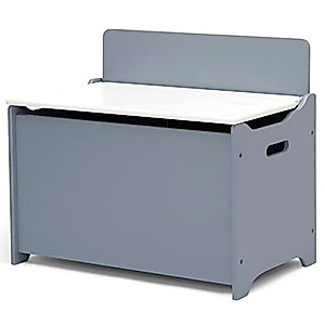 Gap GapKids Toy Box - Greenguard Gold Certified, Grey/White