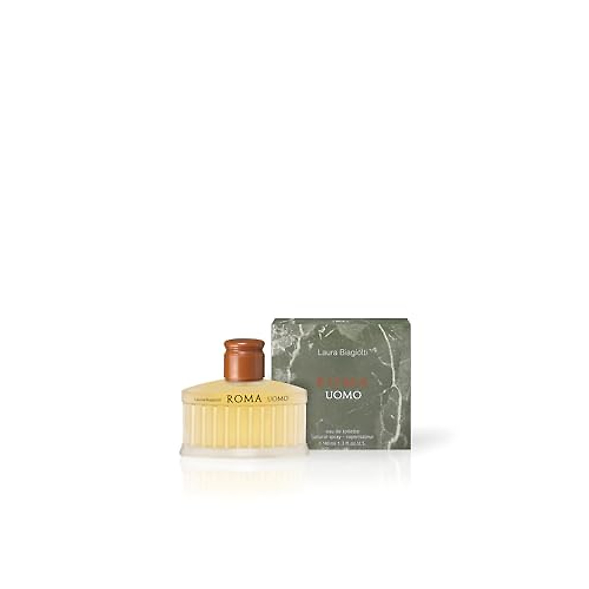 Laura Biagiotti Roma for Men Classic and Elegant Scent - Opens with Grapefruit, Bergamot and Basil - Reveals Your Seductive and Masculine Side - Perfect for Date Night - 1.3 oz EDT Spray