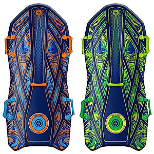 Sno-Storm Premium Foam Snow Sled 2-Pack | Superior Foam Recreational Snow sled | Tow Rope and Handles | Sized for Youth and Adults | Contoured Deck Design | 50in-127cm Design Length |, Camo