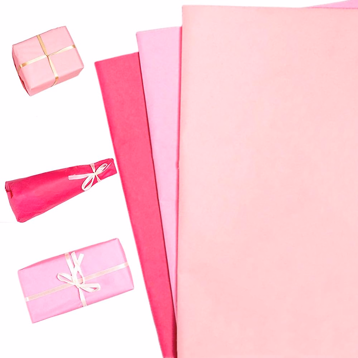 60 Sheets Gift Tissue Paper Bulk,20" x 26" Tissue Paper for Gift Bags, Wrapping,DIY and Crafts Gift Wrapping Tissue Paper for Holiday Birthday Party Wedding Wrap (Multicolor)