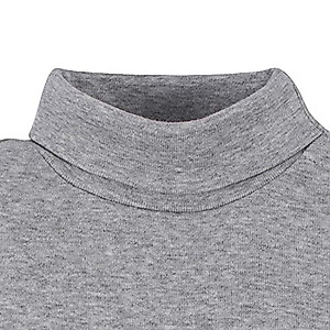 Gerber baby boys 2-pack Long Sleeve Turtleneck Onesies Bodysuits Footie, Gray, 24 Months US