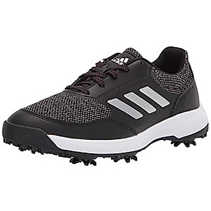 adidas womens W Tech Response 2.0 Golf Shoe, Black/Silver/Grey, 8.5 US