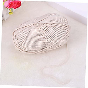 EXCEART Chunky Yarn Fuzzy Yarn Knitting Yarn Cone Thick Knitting Yarn Crochet Thread Line Doll Frosting Suite Soft Cotton Yarn for Knitting Yarn Soft Thick Yarn Acrylic Yarn Crochet Kit