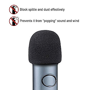 YOUSHARES Blue Ember Pop Filter - Ember Mic Windscreen Foam Cover to Reduce Plosive Wind Noises