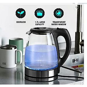 Malicksnd Electric Kettle Water Boiler Tech & amp, Heater Cordless