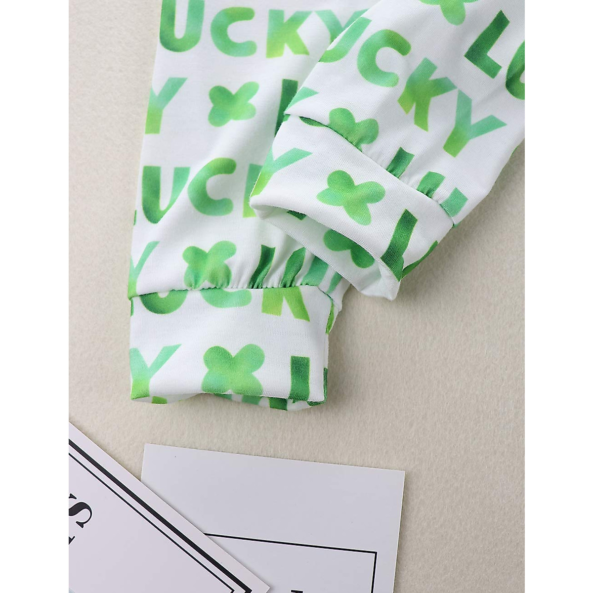 KANGKANG St Patricks Day Baby Boy Outfit 3-6 Months My First St Patricks Day Baby Boy Outfit Bodysuit Green Romper Lucky Pants