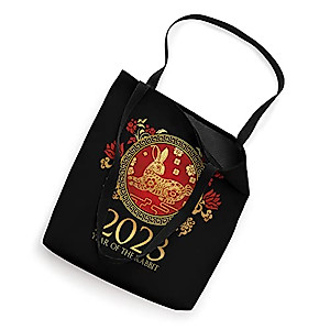 2023 Year of the Rabbit Chinese New Year Zodiac Lunar Bunny Tote Bag