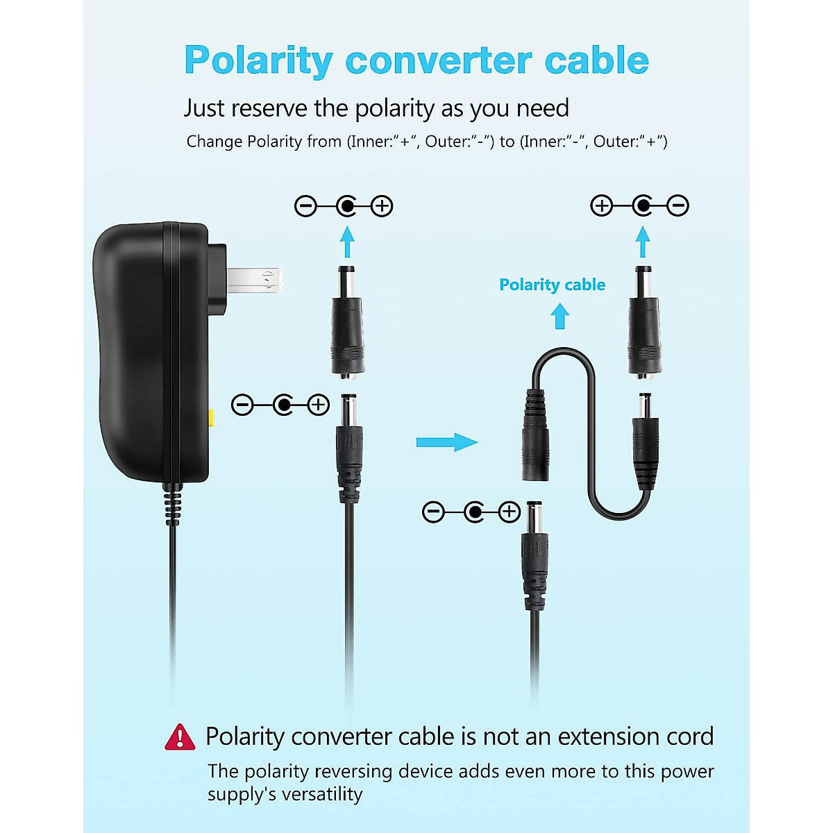 Aclorol 36W Universal AC/DC Power Adapter 3~12V 3A Adjustable Power Supply 100V-240V AC to DC 3V-12V 9V 7.5V 6V 5V 4.5V 3V 3A 2.5A 2A 1A Converter Switching with Polarity Converter & 14 Tips