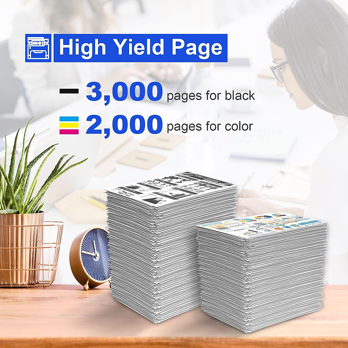 Remanufactured C310 C315 Toner Cartridge Replacement for Xerox 006R04356 006R04357 006R04358 006R04359 for Xerox C310 C315 Printer（Black,Cyan,Magenta,Yellow）