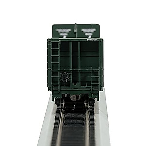 Bachmann Trains - 52' Center-Beam FLATCAR with BULKHEADS - BC Rail #52423 - HO Scale