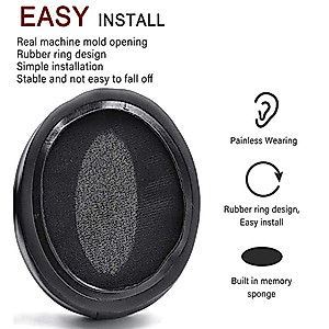 HD4.50bt Ear Pads Cushion Replacement Earpads Compatible with Sennheiser HD 4.50BT, HD 4.50, HD 4.50BTNC, HD 4.50SE, HD 4.40BT, HD 4.30G, HD 4.20S, HD 458BT, HD 450, HD 400S, HD 350BT Headset