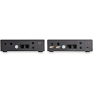 StarTech.com HDMI KVM Extender Over IP - 4K 30Hz HDMI 2.0 & USB Over IP LAN or CAT5e/CAT6 Ethernet (100m/330ft) - Remote KVM Switch/Console Transmitter/Receiver Extender Kit, TAA (SV565HDIP)