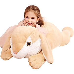 IKASA Giant Rabbit Stuffed Animal Plush Toy, 30" Large Bunny Plushy Toys for Kids Girls Boys