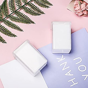 TEOYALL 400 PCS Lash Extension Glue Wipes, Lint Free Glue Cleaning Pads Non-Woven Fabric Nail Polish Remover Wipes Beauty Salon Supplies (White)