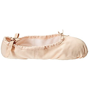 Sansha unisex-adult Pro 1 Canvas Ballet Slipper,Light Pink,6 M (4 M US Women's)