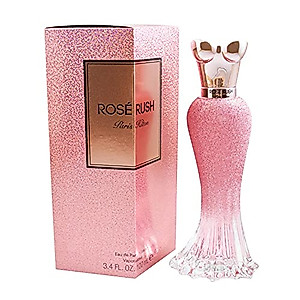 Paris Hilton Rose Rush Eau de Parfum Spray Perfume for Women | Floral and Fruity Fragrance | Notes of Papaya, Peony, Cedar, and White Musk | Feminine | Long-Lasting Scent | 3.4 Fl Oz