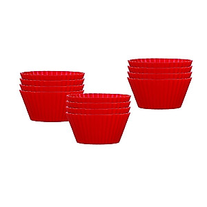 Mrs. Anderson’s Baking Silicone Muffin Cups, Regular Size, 2 Sets of 12