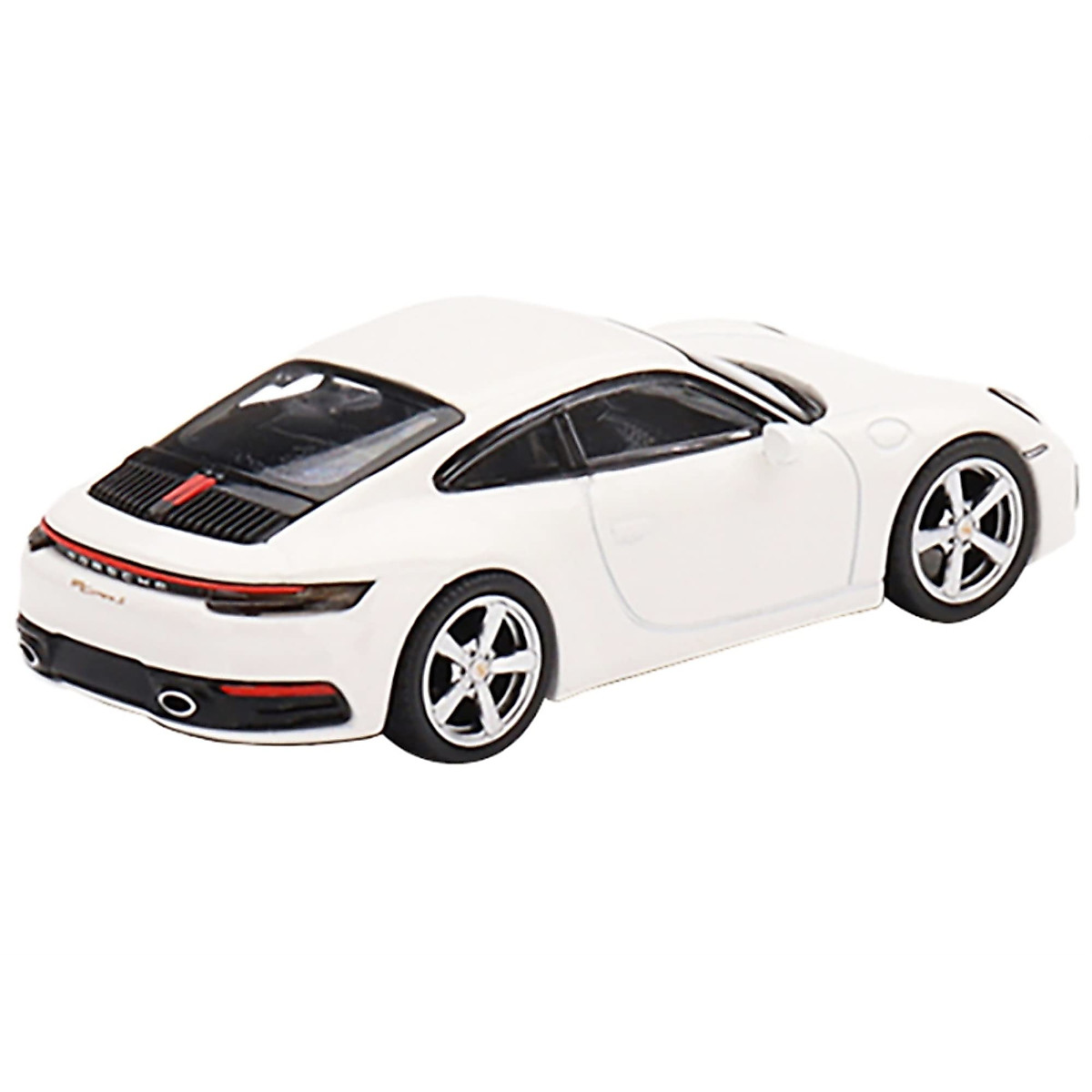 True Scale Miniatures Model Car Compatible with Porsche 911 (992) Carrera S (White) Limited Edition 1/64 Diecast Model Car MGT00380