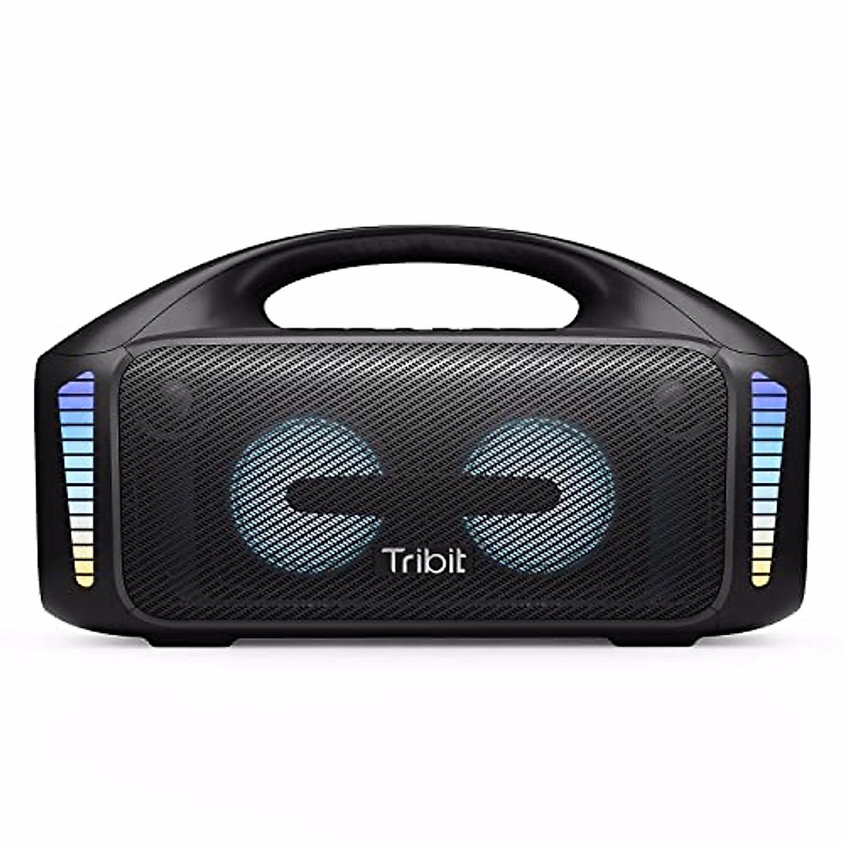 Tribit StormBox Blast Portable Speaker: 90W Loud Stereo Sound with XBass, IPX7 Waterproof Bluetooth Speaker with LED Light, PowerBank, Bluetooth 5.3&TWS, Custom EQ, 30H Playtime, Outdoor/Camping/Party
