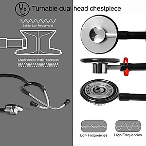 Lightweight Stethoscope for Doctors, Nurses, Students, Home Health Use, Professional Pediatric, Medical,