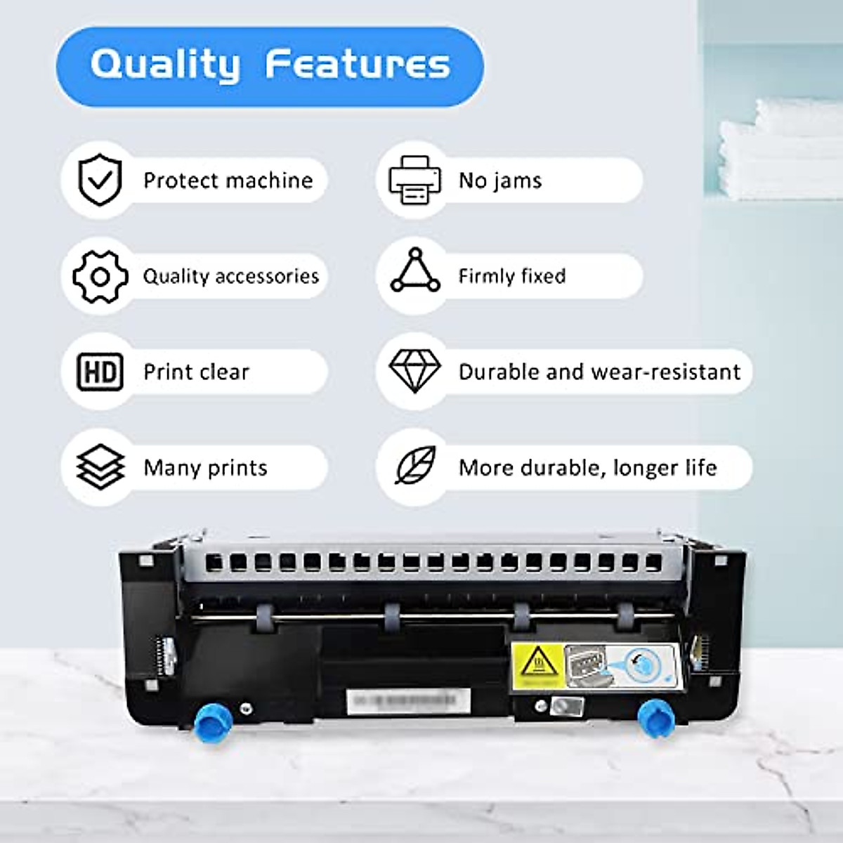 40X7743 Fuser Unit Compatible with Lexmark MS810 MS811 MS812 MX710 MX711 MX810 MX811 MX812 Laser Printers (110V, 200000 Page Yield)