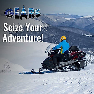 GEARS Neck Dickey - 4-Way Stretch Microfleece Neck Warmer for Winter Outdoor Activities - One Size Fits All - Machine Washable - Unisex (Black)