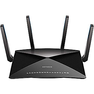 NETGEAR Nighthawk X10 AD7200 802.11ac/ad Quad-Stream WiFi Router, 1.7GHz Quad-core Processor, Plex Media Server, Compatible with Amazon Alexa (R9000) (Renewed)