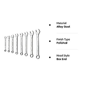 Craftsman 8-Piece Standard 12 Point Combination Wrench Set