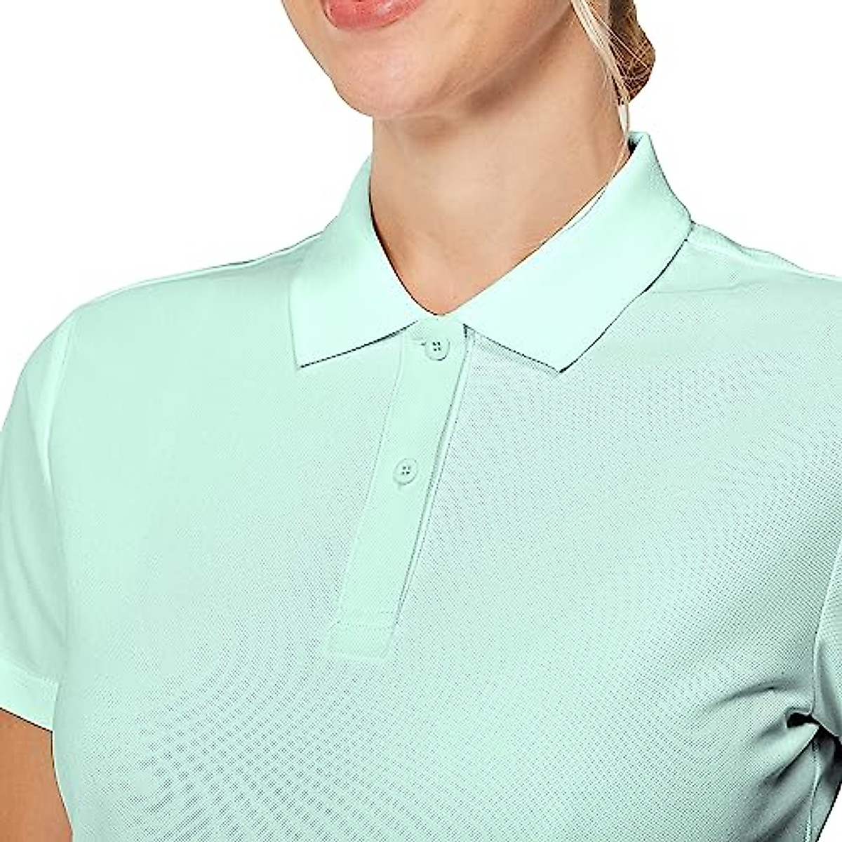 Elevate Your Golf Attire with Women's Lightweight Moisture-Wicking Polo Shirts for a Stylish and Comfortable Game (Mint Green,2XL)
