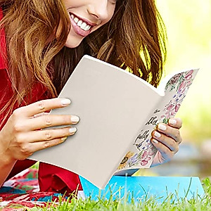 Flashideas Flowers and Rabbit Book Sleeve Protector for Bookwarm Lightweight Book Cover Protector for Paperbacks or Hardcover Books and Journals Gifts for Son Daughter