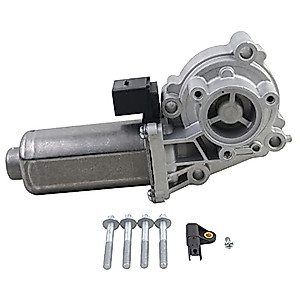 27107566296 Transfer Case Shift Actuator 4WD Replacement for 2003-2010 BMW E53 X5 E83 X3 27107541782 27103455136 27103455139 Actuator Motor Gear with sensor