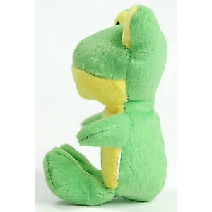 Glory To Dog TinyToy Green Frog Plush Dog Toy for Puppies and Small Dogs