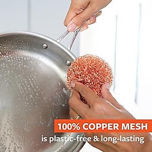 Full Circle Lucky Scrubber - Copper Scrubbers - Set of 3