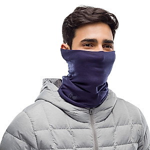 BUFF Original EcoStretch Neck Gaiter, UPF 50 Sun Protection, Breathable, Versatile, Quick Dry Face Mask, Night Blue, Adult Size