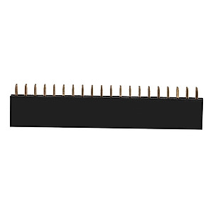 5Pcs Female Pin Headers, 2x20 Pins 2.54m Dual Row Short Pin Headers Connector, PCB Board Pin Header Strip for Raspberry Pi
