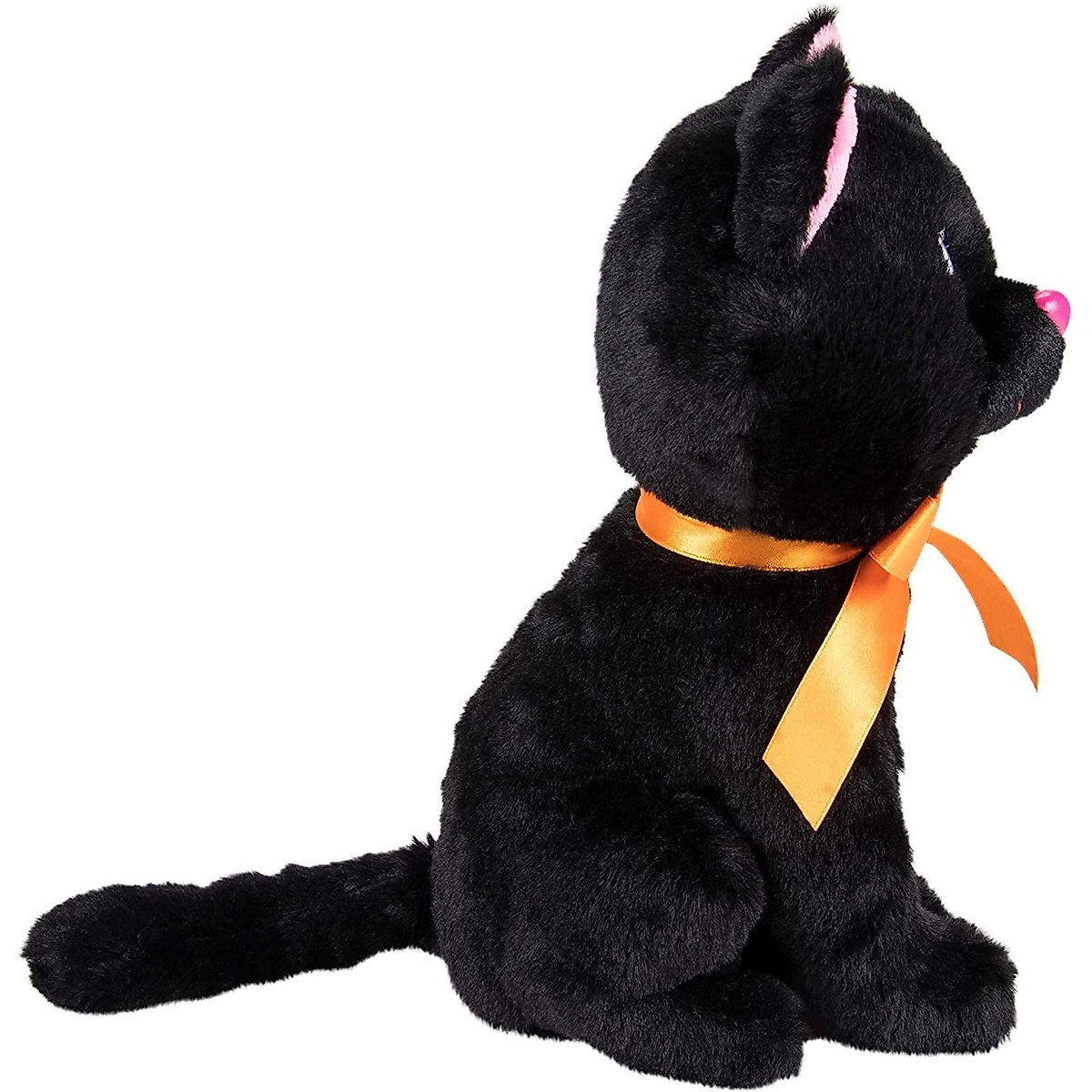 BLUE PANDA Black Cat Stuffed Animal, Sabrina The Cat Halloween Plush (6 x 10 x 11 Inches)