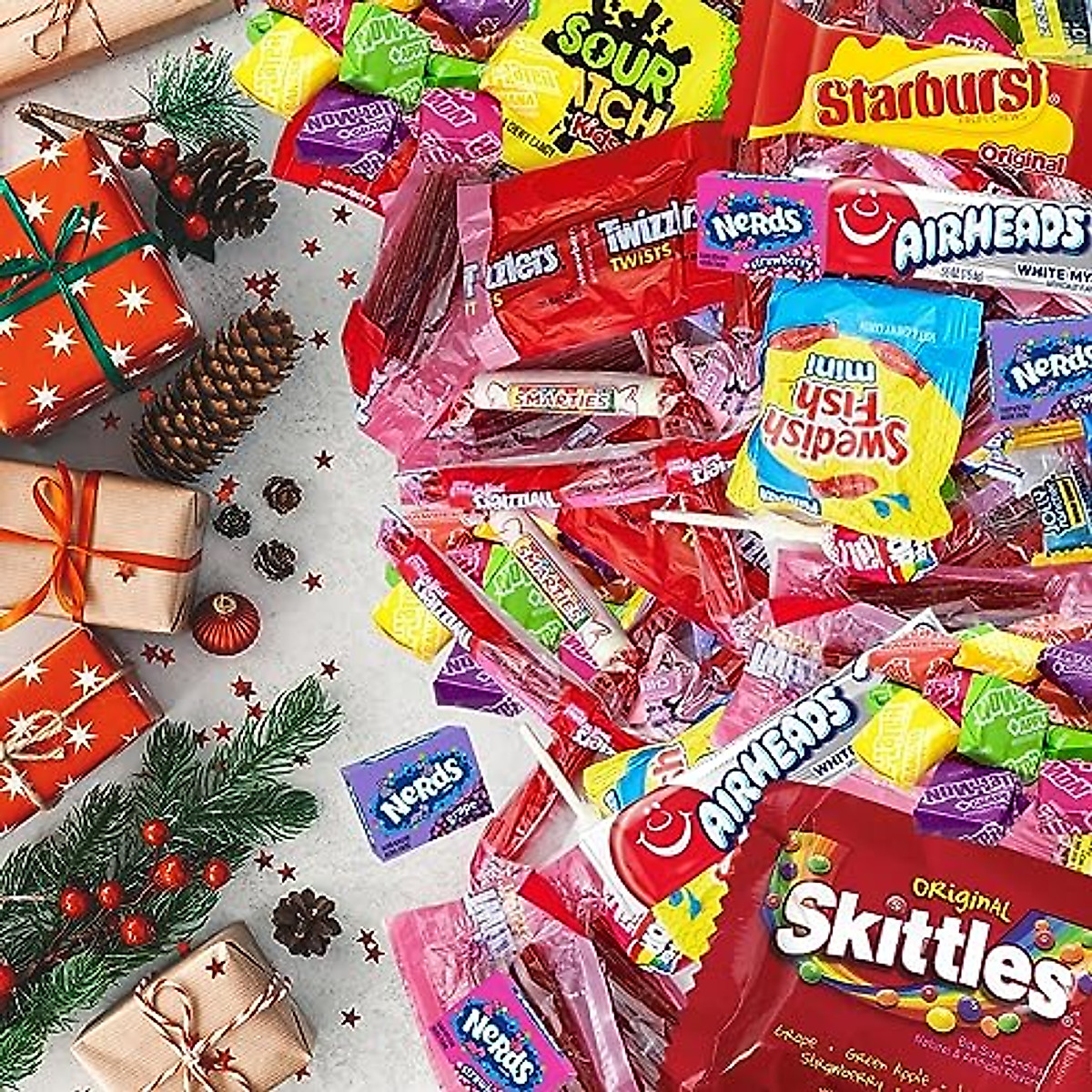 CANDY VARIETY PACK - 2 Lbs Assorted Classic Candy Mix - Bulk Candy Care Package - candy, Office Candy Assortment - Gift Box for Birthday Party, Kids, College Students & Adults (2 lbs)