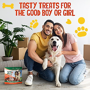 Zevy and Zoe's All Breeds Dog Treats, 11 oz. Training Treats, Rawhide Free Chicken Sticks Wrapped Dog Chews on a Drumstick Calcium Bone