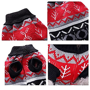 Dog Sweater Winter Clothes Puppy Soft Coat Warm Puppy Dogs Shirt for Small Medium Dog (2XL)