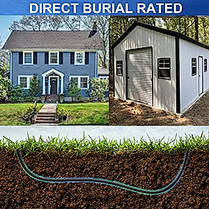 Cat 8 Ethernet Cable 200 FT, Heavy Duty 26AWG Cat8 Internet Cable LAN Network Cable High Speed 40Gbps, 2000Mhz SFTP Ethernet Cables, Weatherproof S/FTP UV Resistant Indoor & Outdoor Ethernet Cable