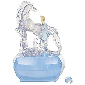Frozen 2 Elsa & Nok Spirit Animal Horse Jewelry Box with Lights & Sounds! Accessory Ring Included - Perfect for Any Elsa Fan! for Girls Ages 3+