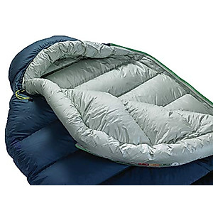 Therm-a-Rest Hyperion 20-Degree Ultralight Down Mummy Sleeping Bag, Long Blue