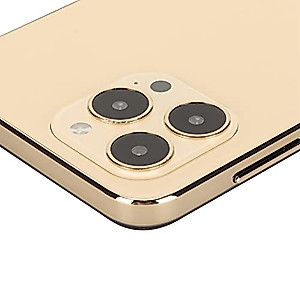 LANTRO JS Android 11.0 Smartphone, 6.1in Display, 4GB RAM, 32GB ROM, MTK6889 Processor, 8MP Front Camera, 16MP Rear Camera, 1440x3200 Resolution, Gold Color, EU Plug, Compatible with I14proMax